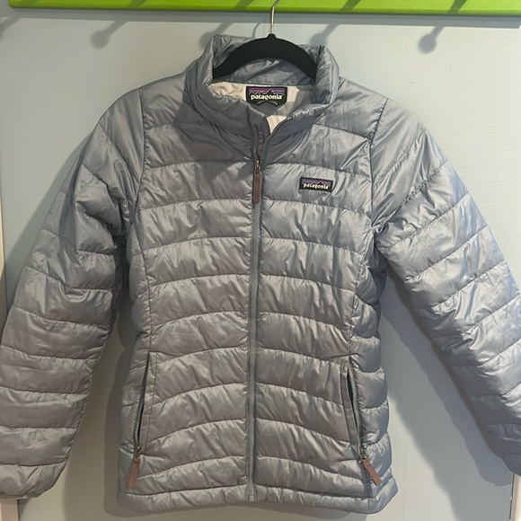 Patagonia | Jackets & Coats | Girls Patagonia Nano Puffer Jacket Ice ...